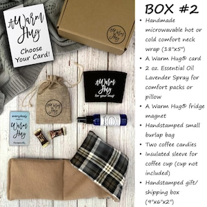 Warm up Comfort Packs, Thinking of You Gift Box for Him or Her, Send a ...