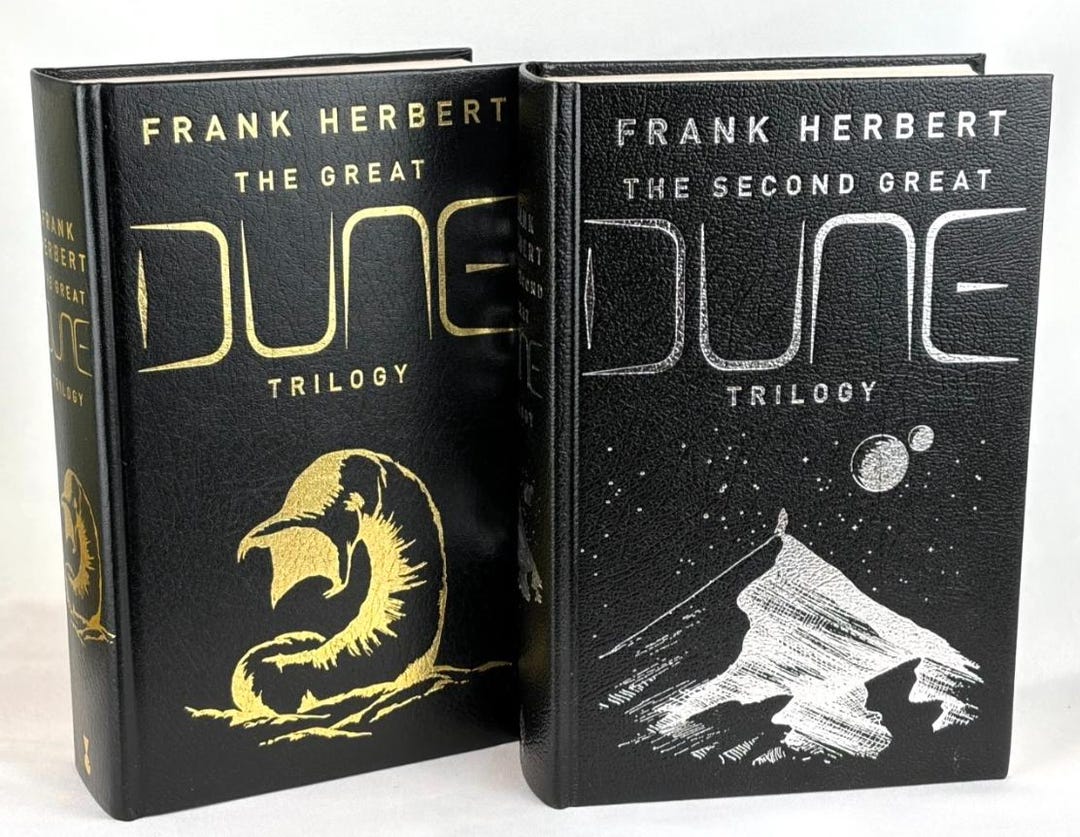 Frank Herbert Great Dune Trilogy & Second Great Dune Trilogy 2 Deluxe ...