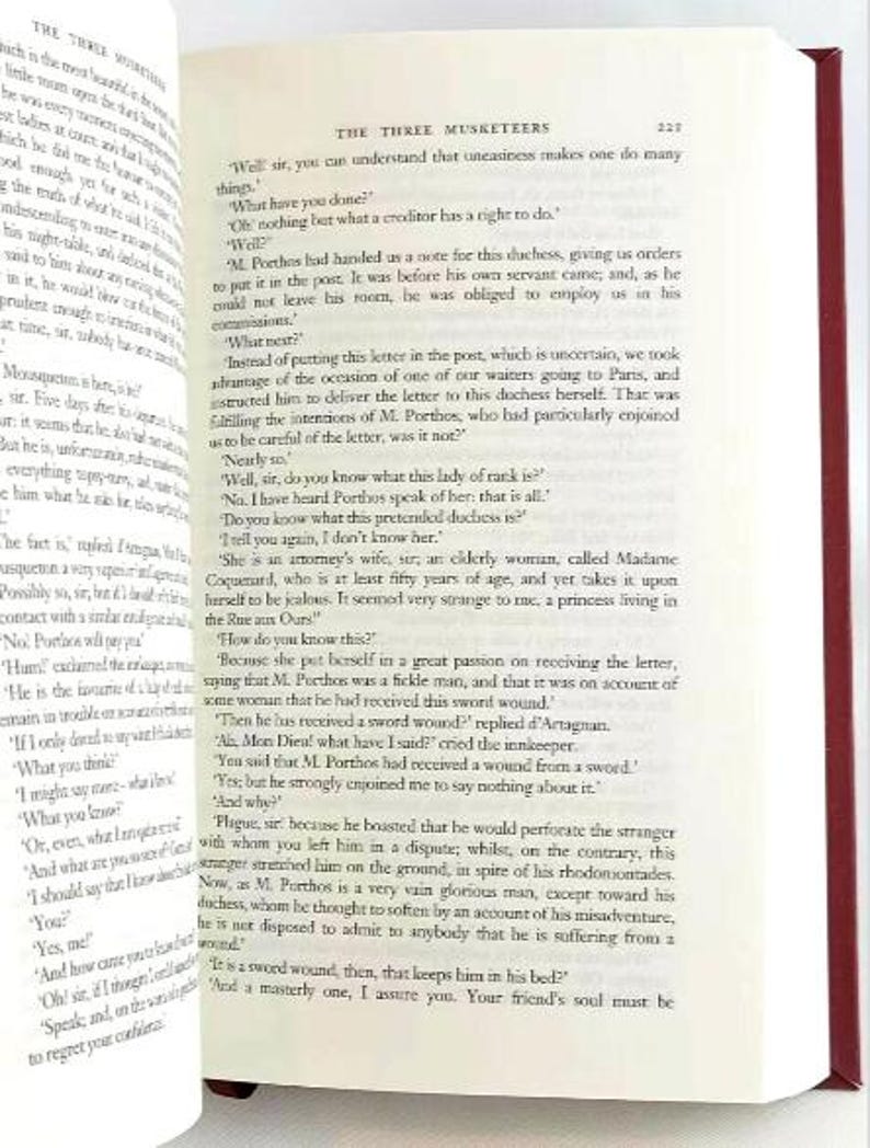 The THREE MUSKETEERS by Alexandre Dumas Soft Faux Leather Cover - New ...