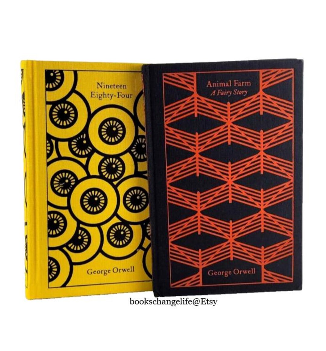 George Orwell Animal Farm & 1984 Nineteen Eighty-four Set of 2 Classics ...
