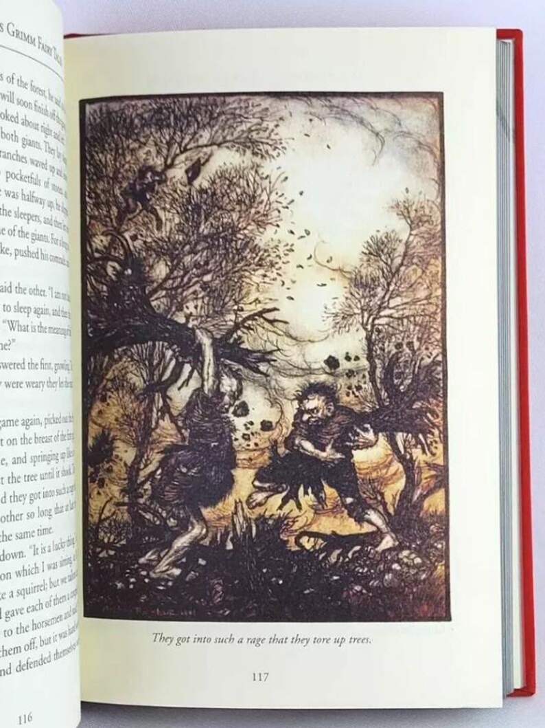 The Brothers GRIMM FAIRY TALES Illustrated Clothbound Hardcover Edition ...