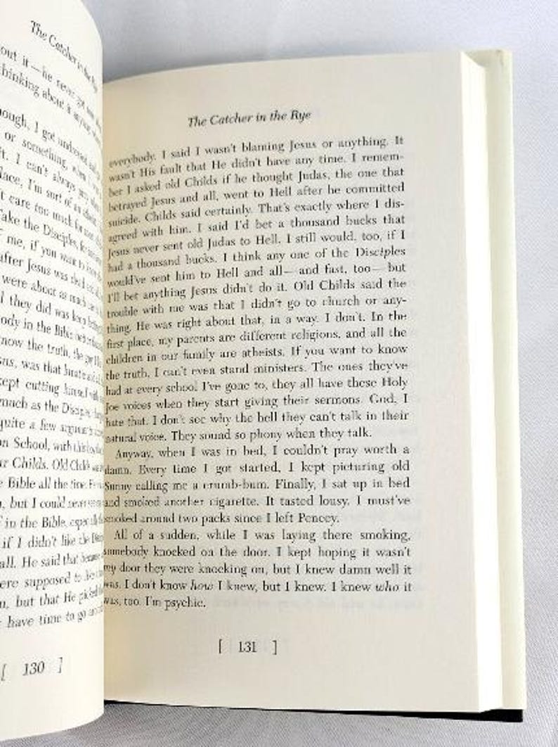The CATCHER IN the RYE by J. D. Salinger (author) Hardcover Edition ...