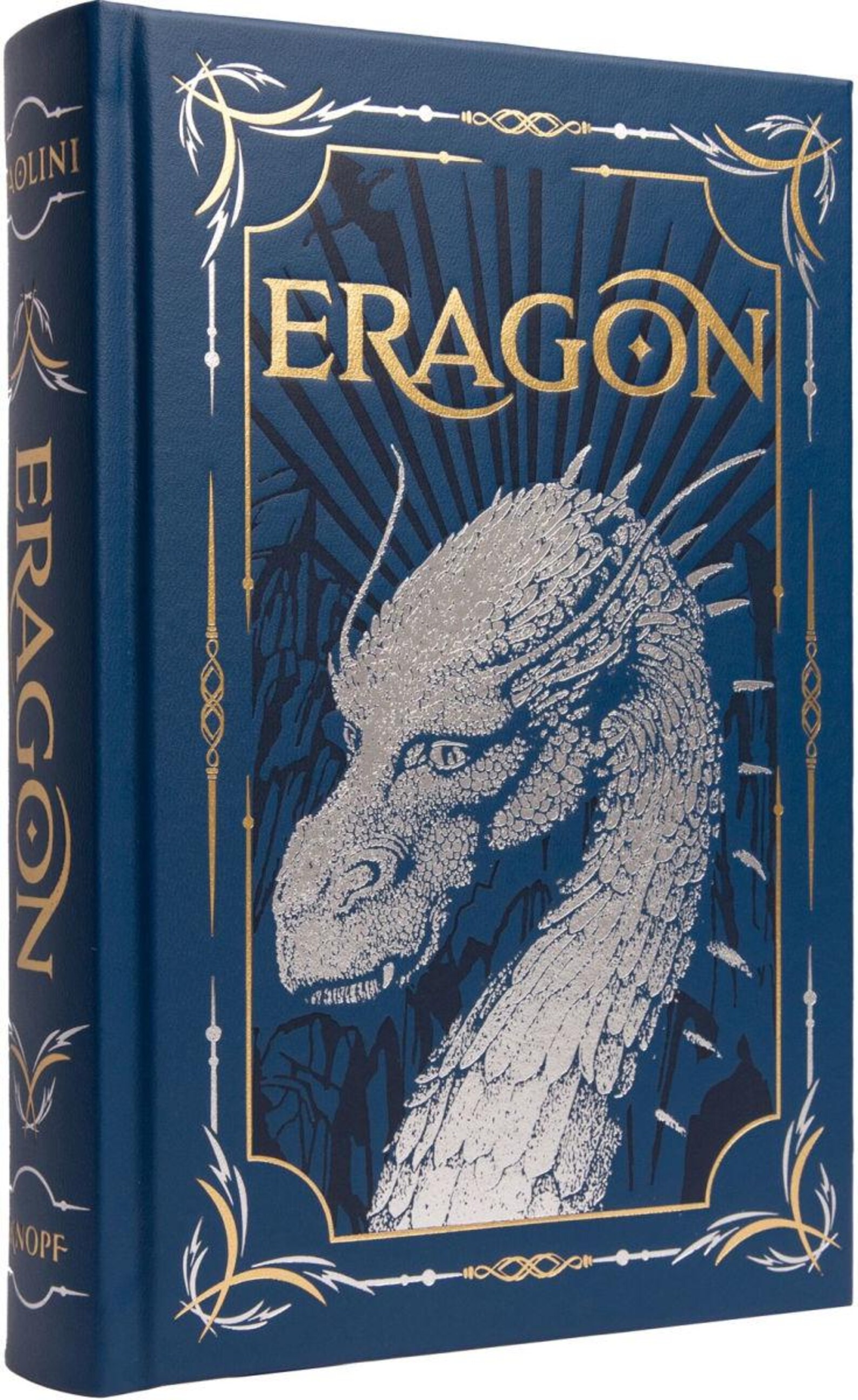 ERAGON by Christopher Paolini Deluxe Bonded Leather Collectible Edition ...