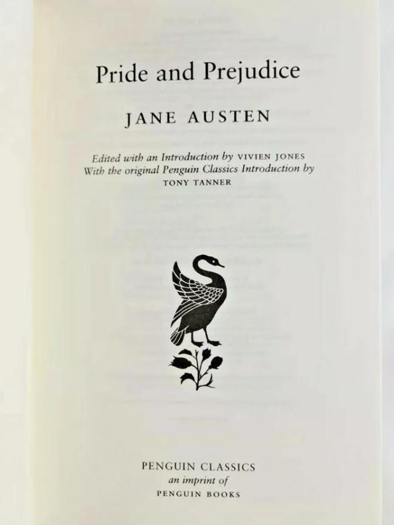 PRIDE and PREJUDICE by Jane Austen Deluxe Clothbound Classic *new* - Etsy