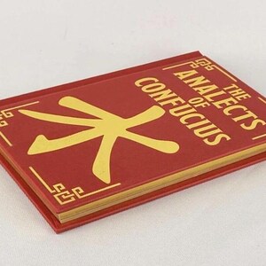 The ANALECTS of CONFUCIUS by Confucius Deluxe Compact Hardcover With ...