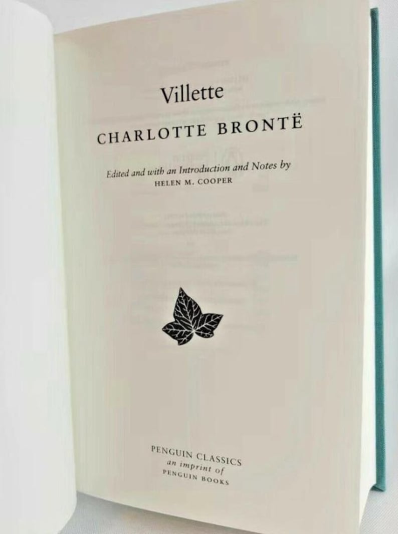 VILLETTE by Charlotte Bronte Deluxe Clothbound Hardcover Edition New ...