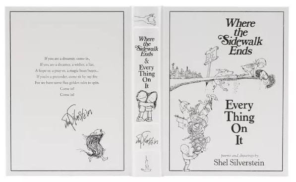 Where the Sidewalk Ends/every Thing on It: Poems and Drawings by Shel ...
