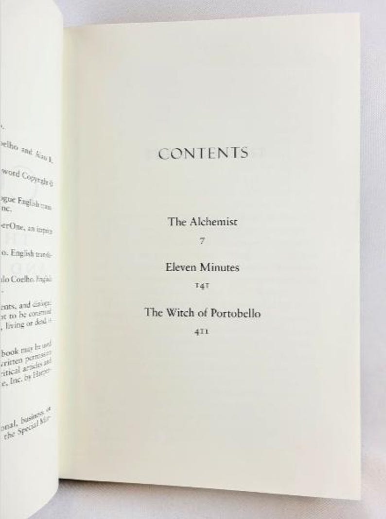The Alchemist, Eleven Minutes, the Witch of Portobello by Paulo Coelho ...