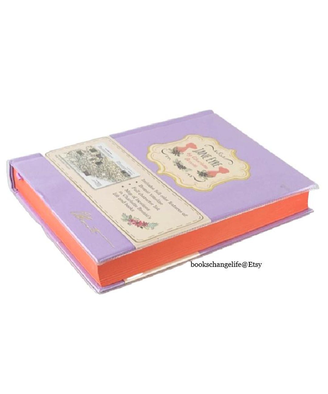 Rare - JANE EYRE by Charlotte Bronte With Timeline, Character List, Map ...