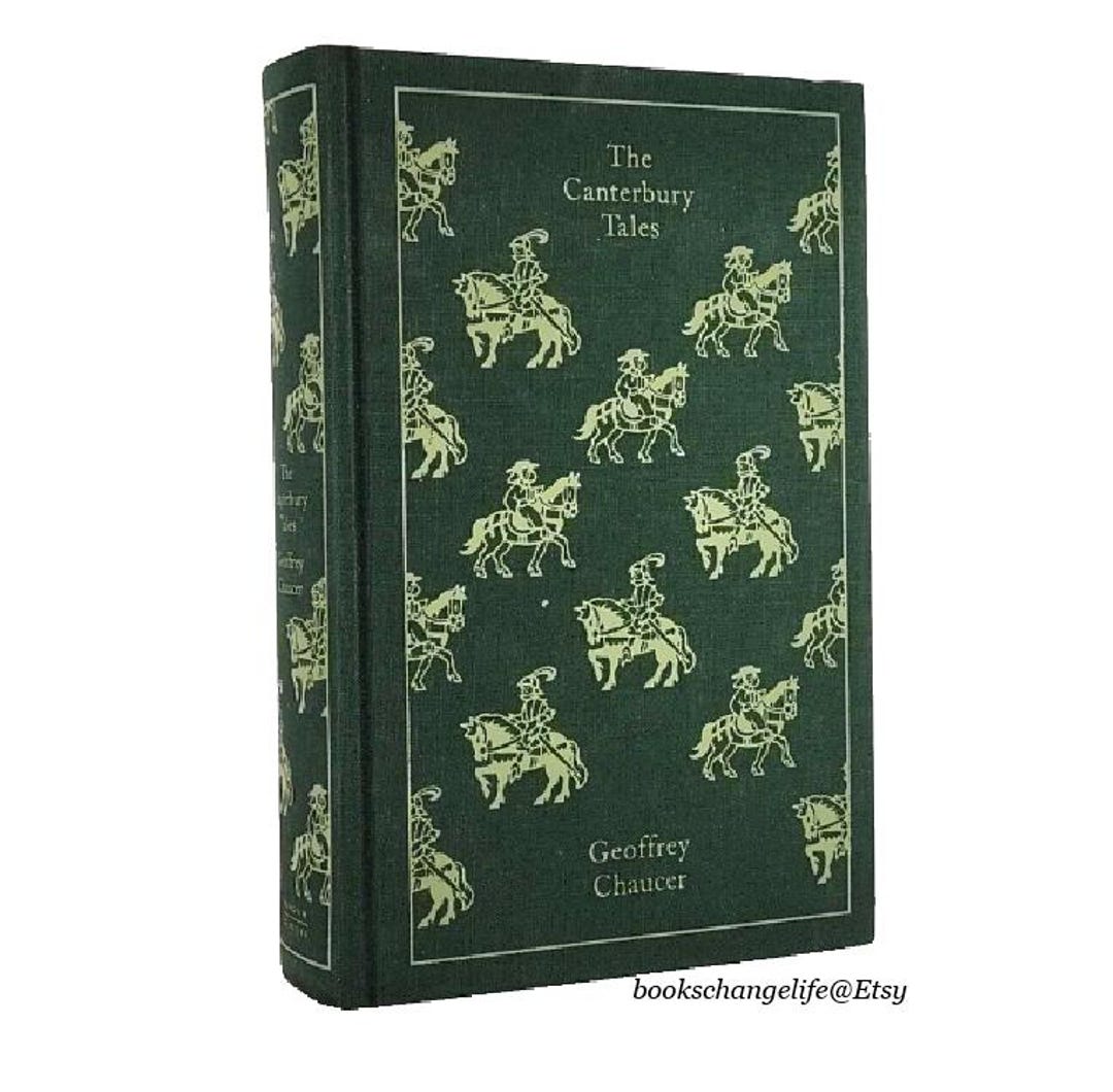 The CANTERBURY TALES by Geoffrey Chaucer Clothbound Hardcover Edition ...