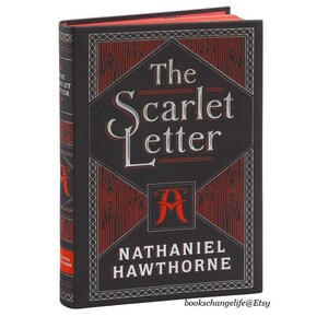 The SCARLET LETTER by Nathaniel Hawthorne Soft Leather Bound Edition ...