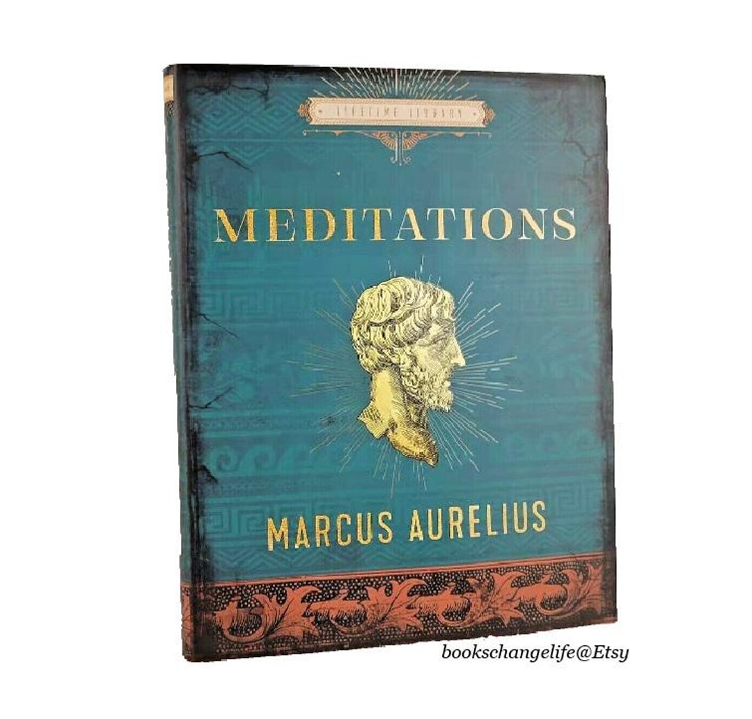 MEDITATIONS by Marcus Aurelius (8"x6") and George Long Unabridged ...