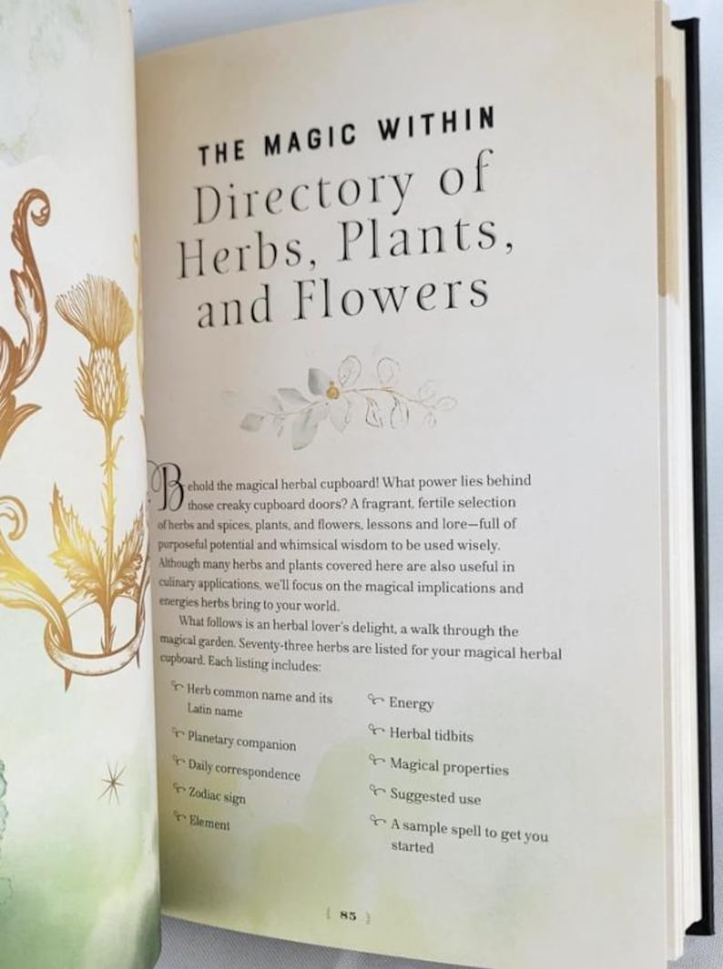 HERBAL MAGIC A Handbook of Natural Spells Charms & Potions by Aurora ...