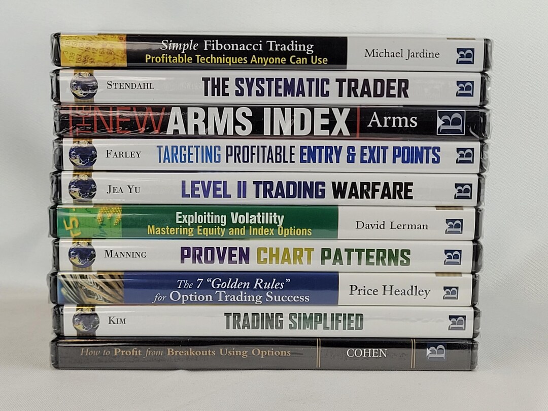10 DVD Set: Option and Stock Trading Strategies Fibonacci, Volatility ...