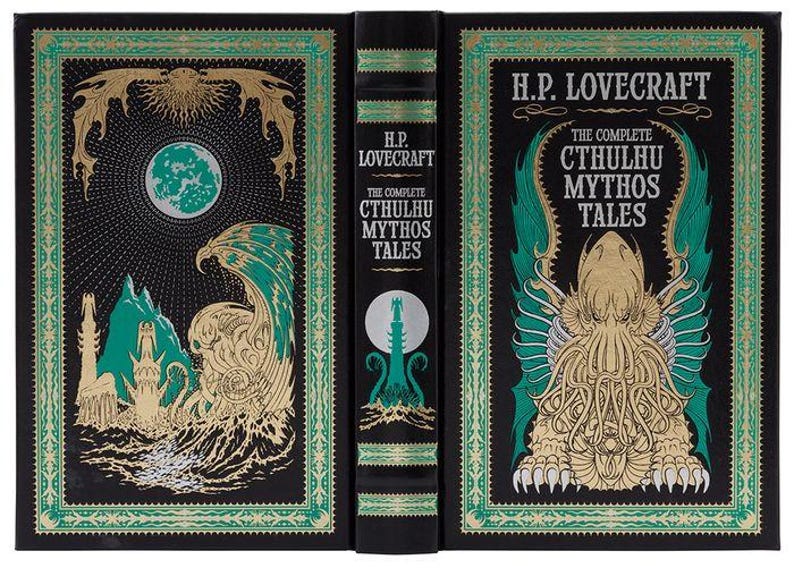 The Complete Cthulhu Mythos Tales by HP Lovecraft Deluxe Bonded Leather Collectible Edition NEW ...
