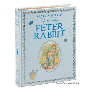 The COMPLETE PETER RABBIT by Beatrix Potter Deluxe Bonded Leather ...