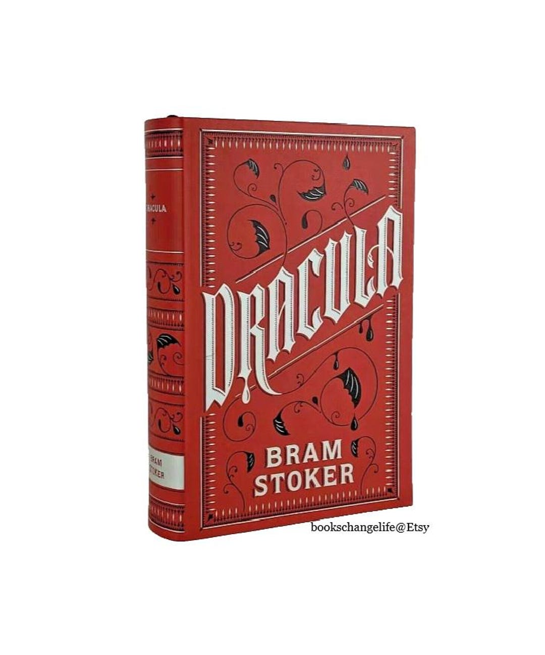 DRACULA by Bram Stoker Soft Leather Bound Classic With Ribbon Bookmark ...