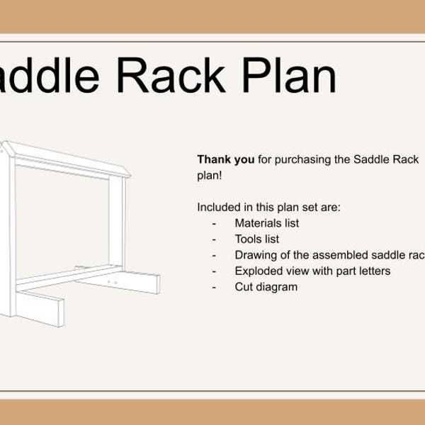 Saddle Rack - Etsy