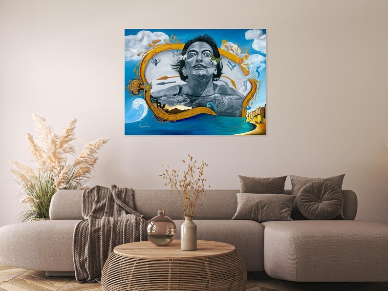 Salvador Dali, in Time | Art Print, Home Decor, Limited Edition Wall ...