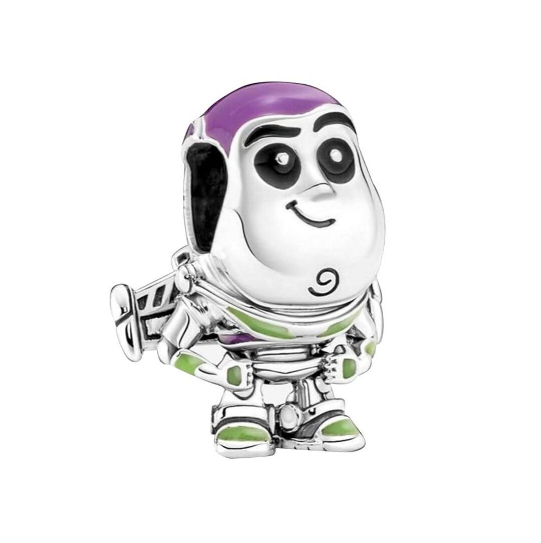 Buzz Lightyear Charm Fit Bracelet Necklace, 925 Sterling Silver, Gift ...