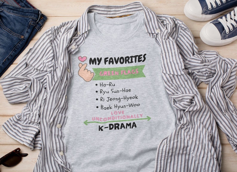 Custom K-drama Shirt/k-drama Merchandise/k-drama Gift Ideas/korean ...