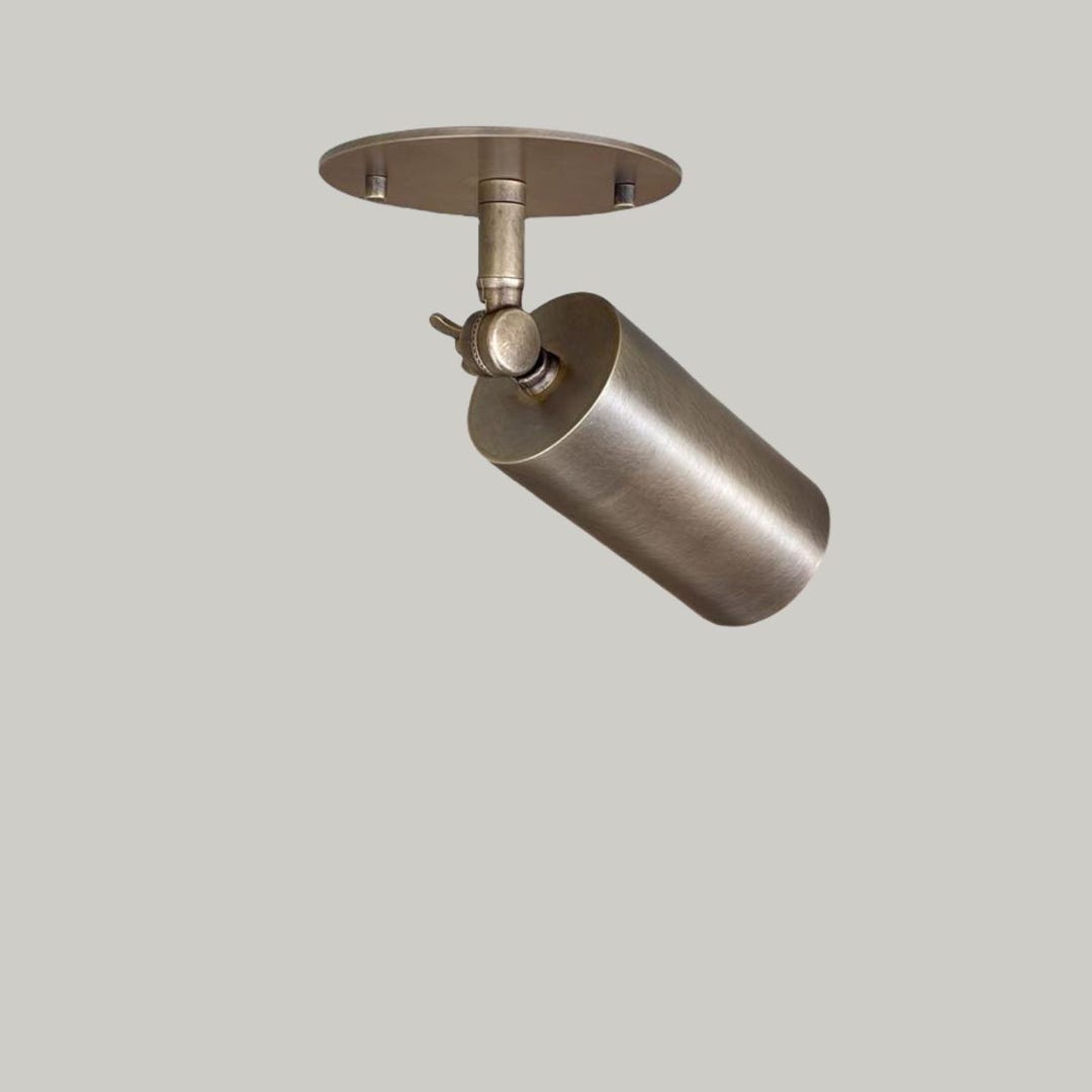 Multi-directional Adjustable Spotlights--solid Brass Ceiling Light ...