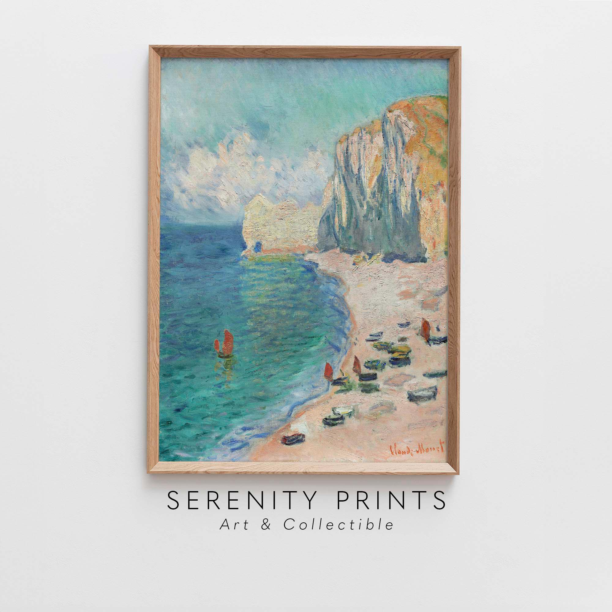 3 Piece Claude Monet Gallery Wall Set Printable Oil Painting Blue Wall ...