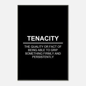 TENACITY Inspirational Wall Art, Office Decor, Home Decor, Motivational ...