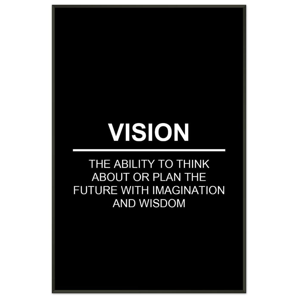 VISION Inspirational Wall Art, Office Decor, Home Decor, Motivational ...