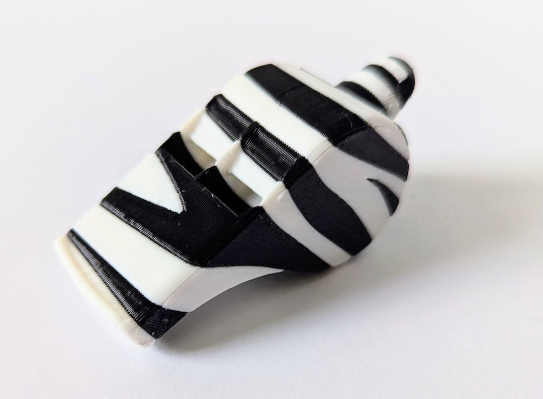 Zebra Referee Whistle - 3D Printed - Etsy