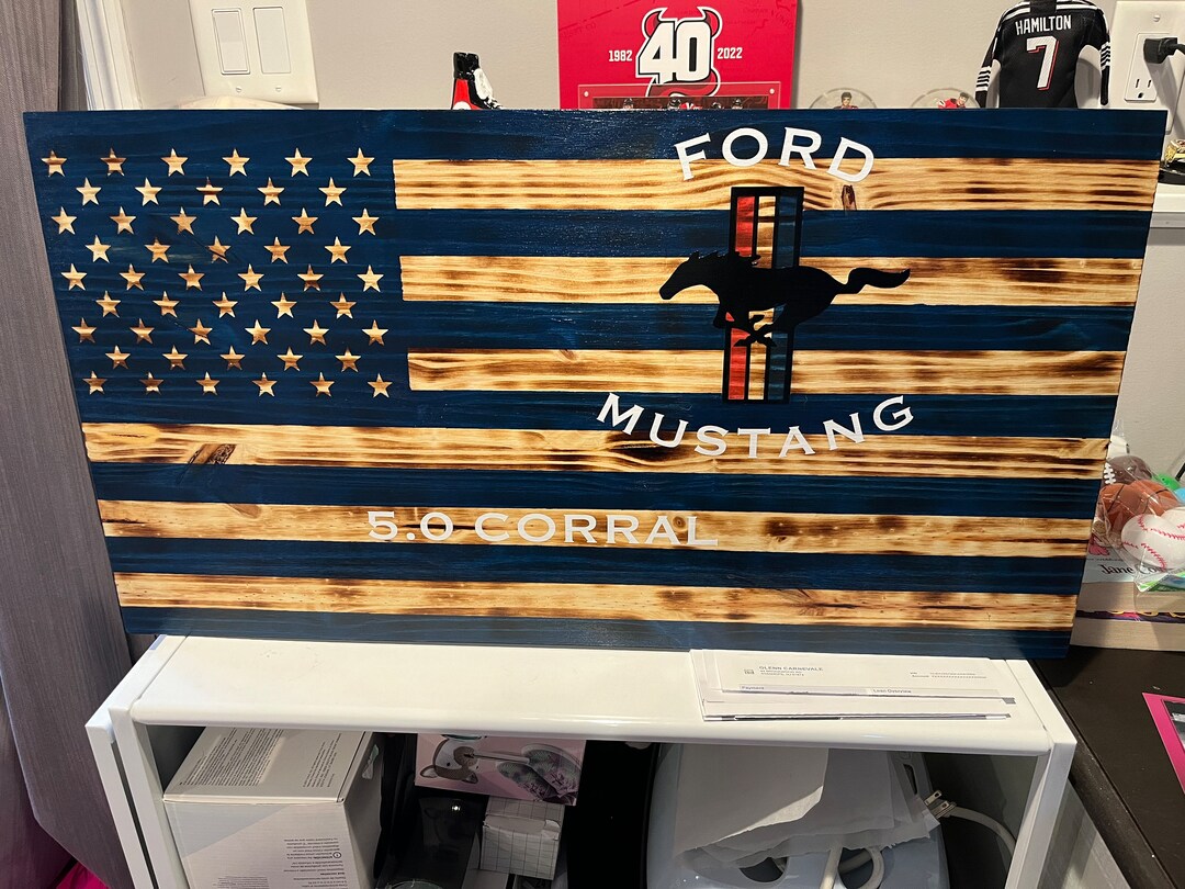 Custom Handmade Car Theme Wooden Flag - Etsy