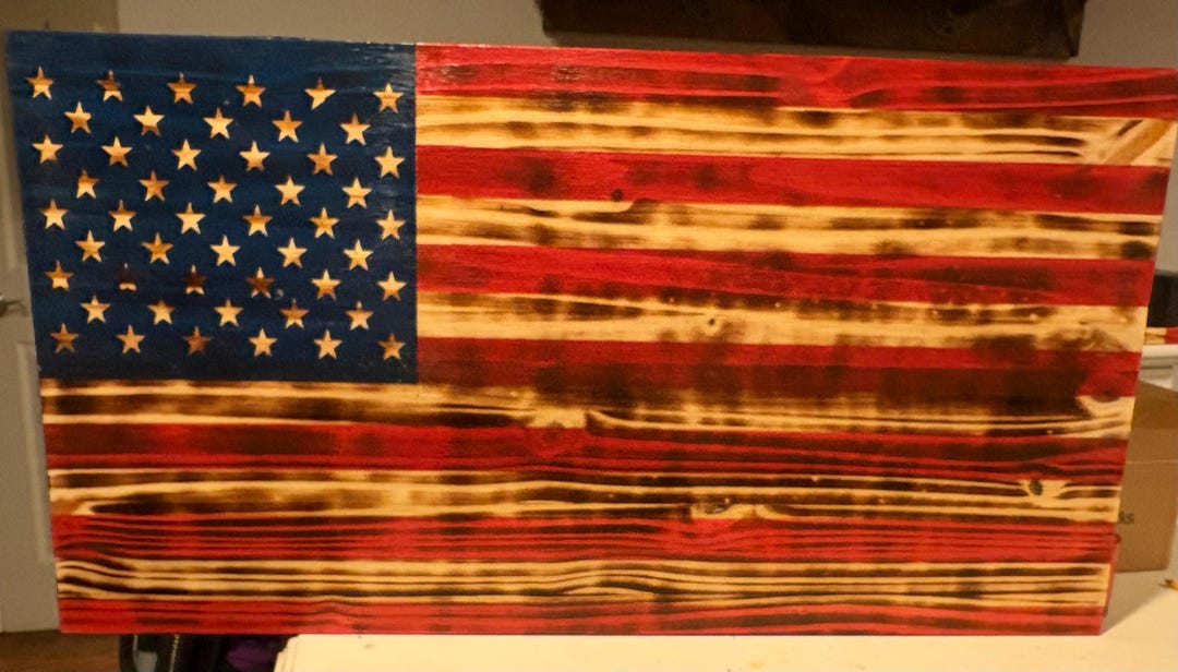 Custom Handmade American Flag - Etsy