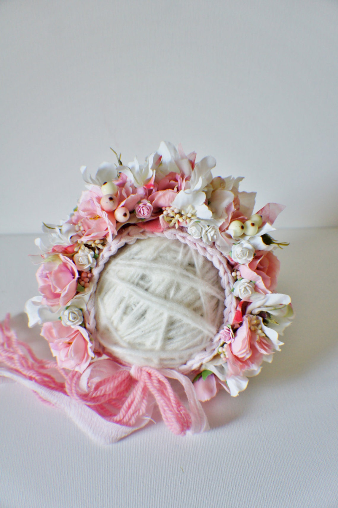 Flower Bonnet Floral Bonnet Garden Bonnet Baby Hat Baby - Etsy UK