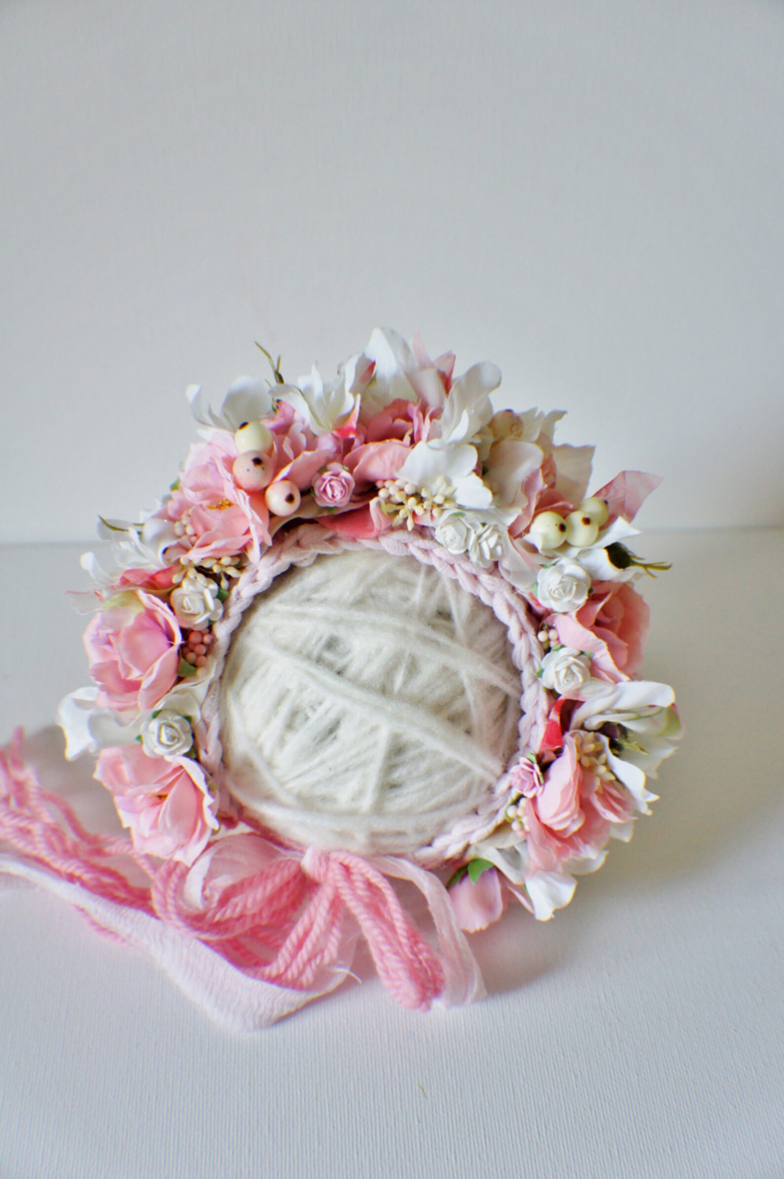 Flower Bonnet Floral Bonnet Garden Bonnet Baby Hat Baby - Etsy UK