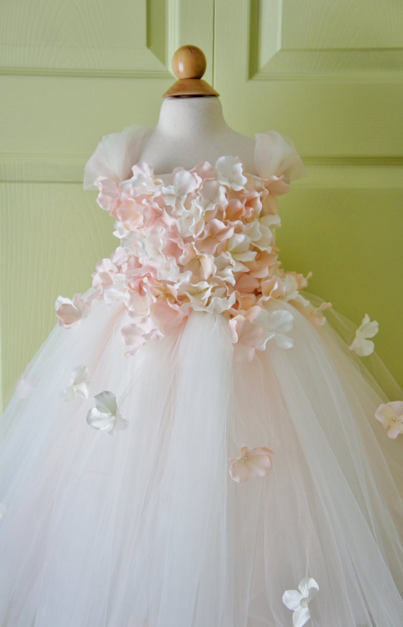 Gorgeous Flower Girl Dress, Photo Prop, Flower Girl Tutu Dress, Blush ...