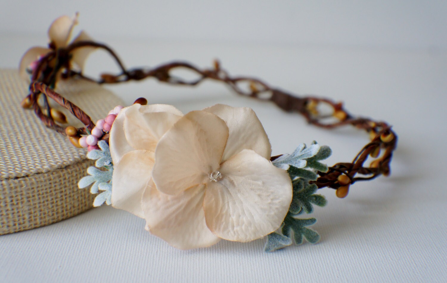 Flower Girl Headwreath Flower Crown Headband Wedding Crown | Etsy