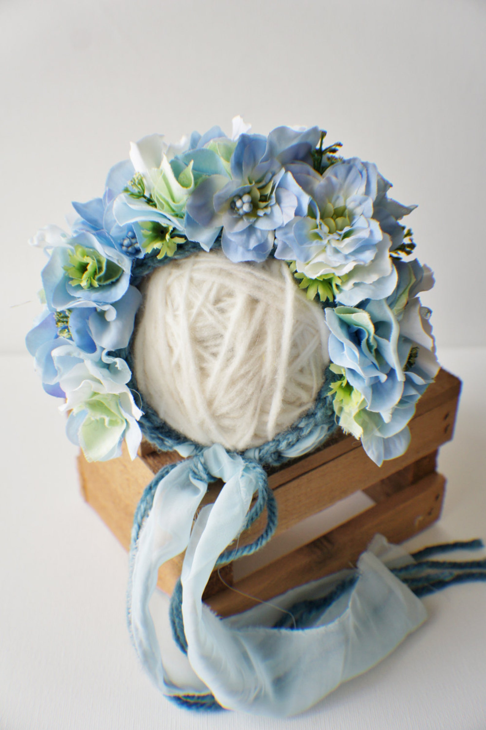 Flower Bonnet, Floral Bonnet, Garden Bonnet, Sitter Bonnet, Baby Hat ...
