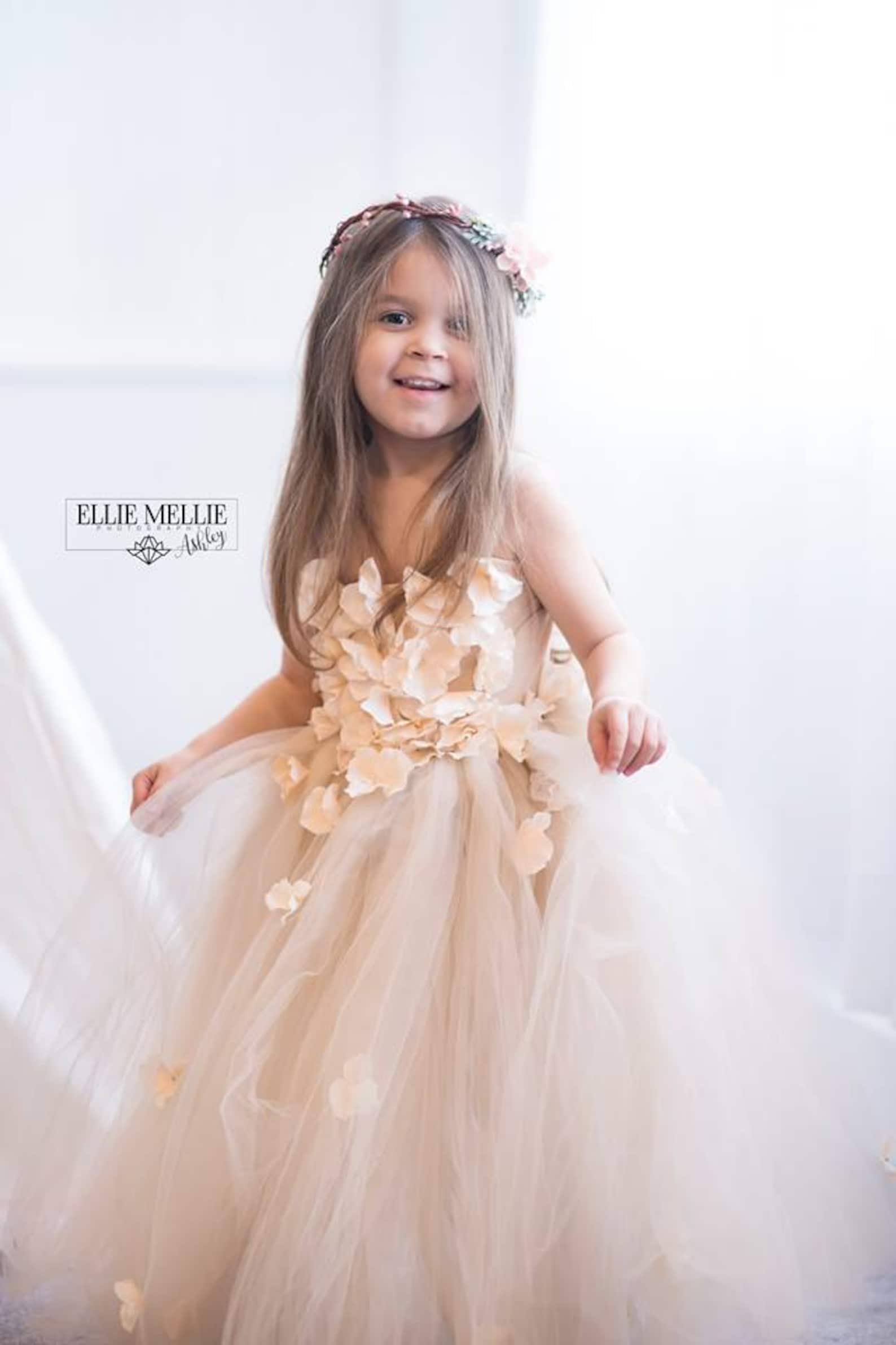 Flower Girl Headwreath Flower Crown Headband Wedding Crown - Etsy