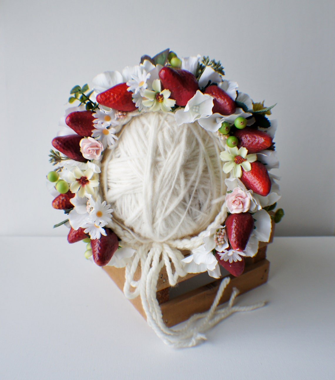 Flower Bonnet Floral Bonnet Garden Bonnet Sitter Bonnet | Etsy