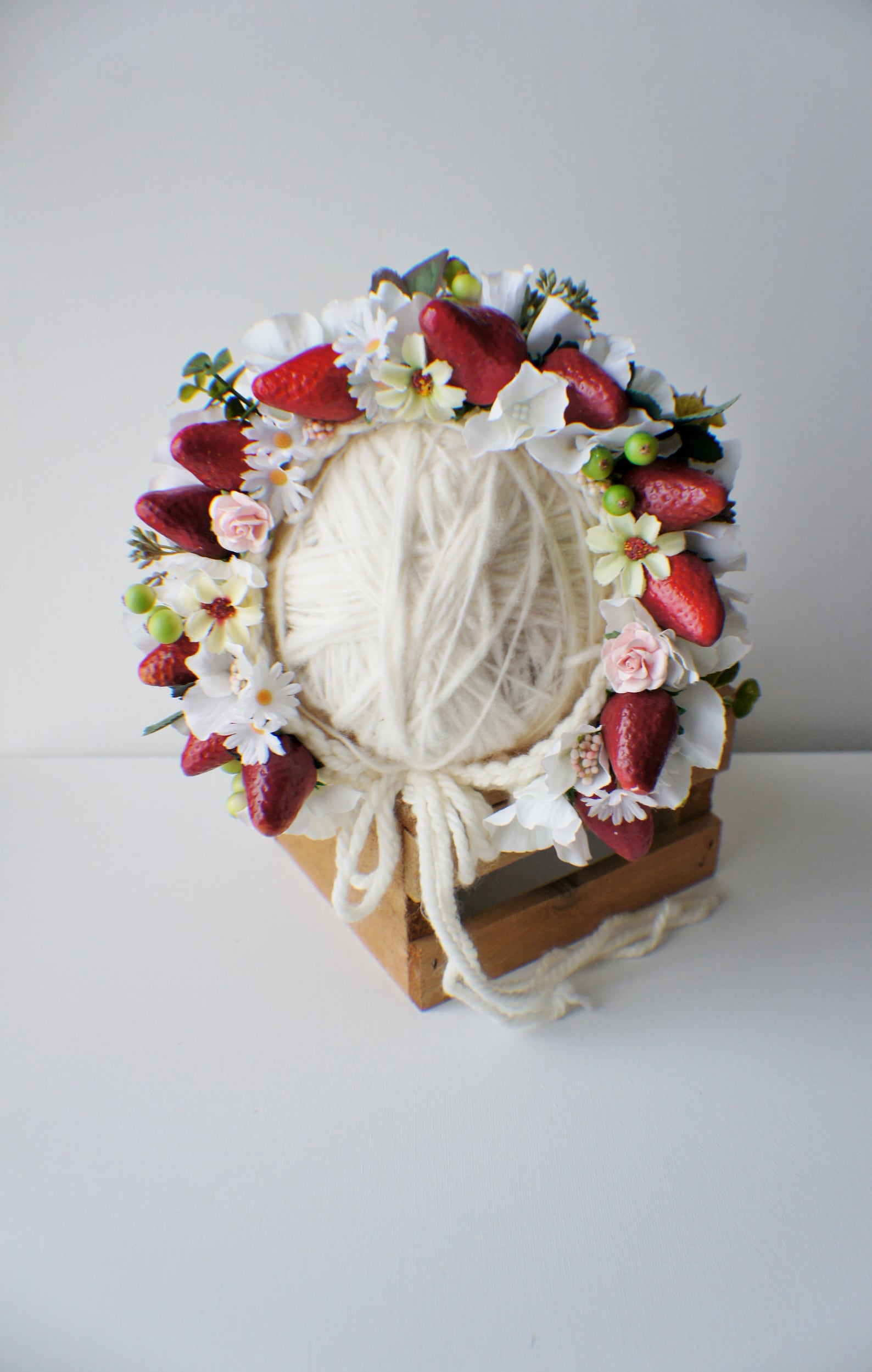 Flower Bonnet Floral Bonnet Garden Bonnet Sitter Bonnet | Etsy