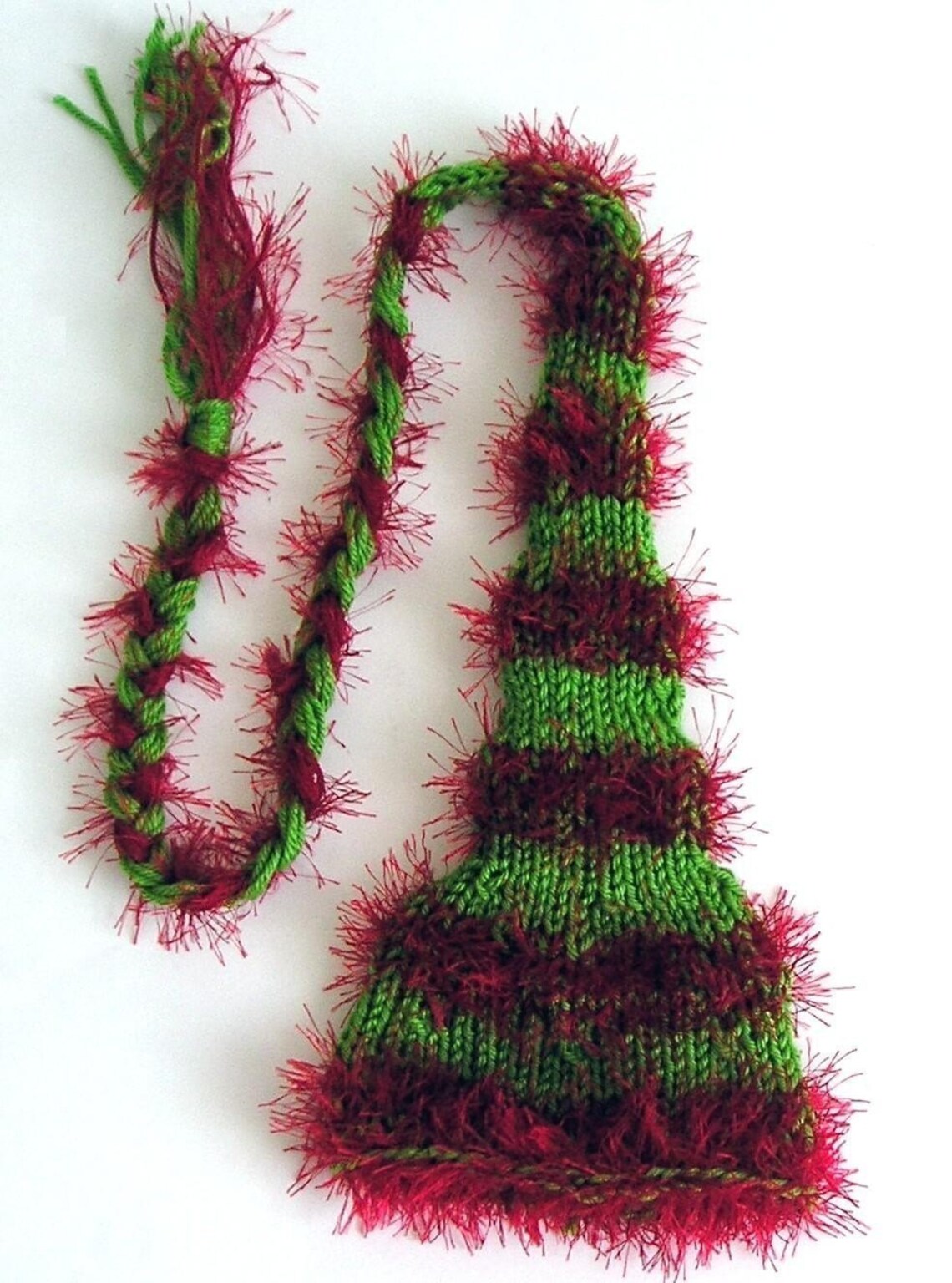 Green and Red Stocking Newborn Baby Hat Photo Prop Perfect - Etsy