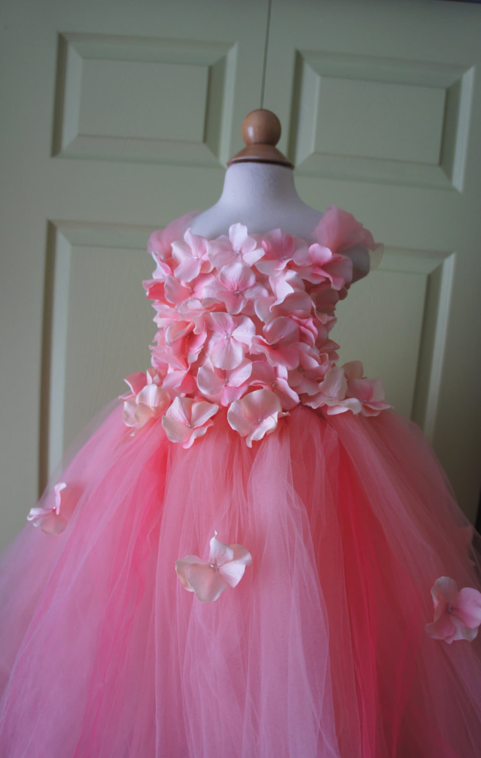 Flower Girl Dress, Tutu Dress, Photo Prop, Pink Dress, Flower Top, Tutu ...