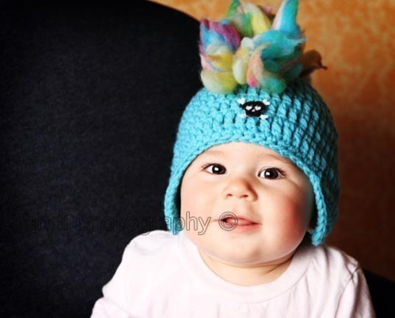 Baby Hat, Knit Photo Prop, Mohawk Hat, Mohawk Baby Hat, Baby Photo Prop ...