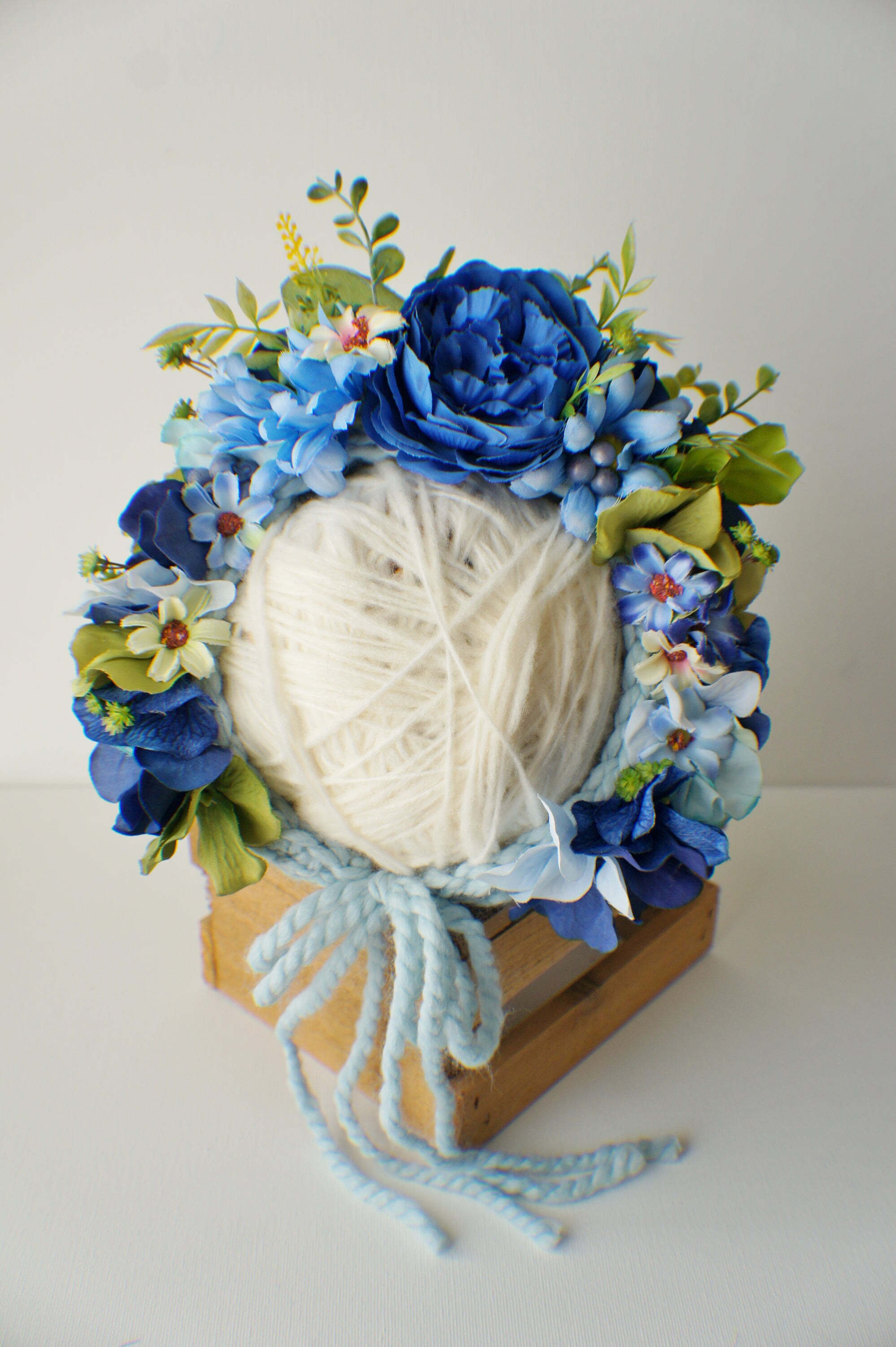 Flower Bonnet Floral Bonnet Garden Bonnet Sitter Bonnet | Etsy