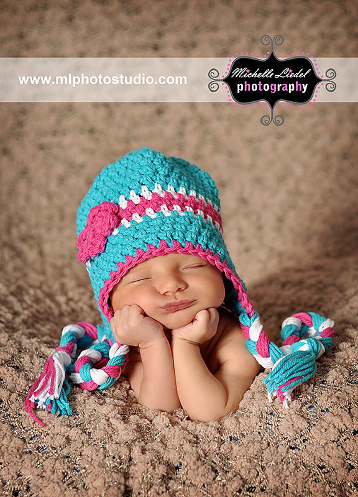 Baby Hat, Newborn Hat, Baby Beanie, Baby Cotton Hat, Turquoise Beanie ...