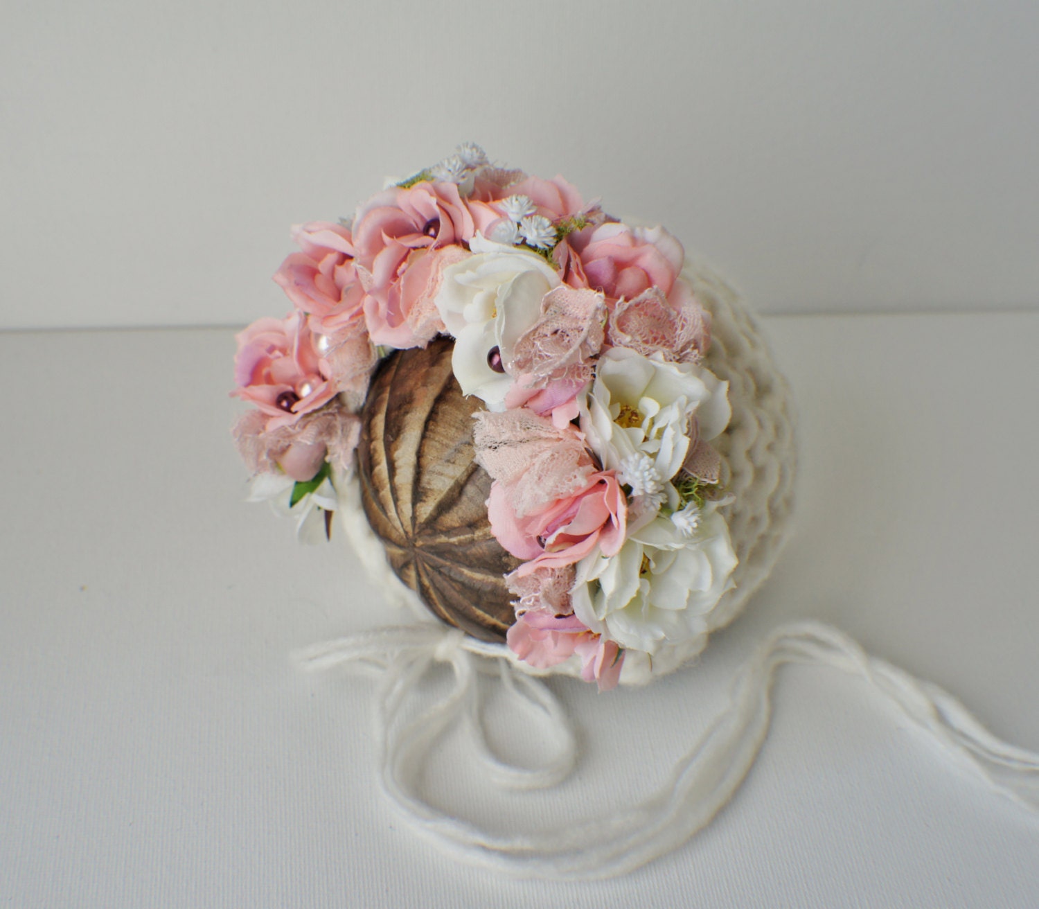 Flower Bonnet Floral Bonnet Garden Bonnet Baby Hat Baby - Etsy