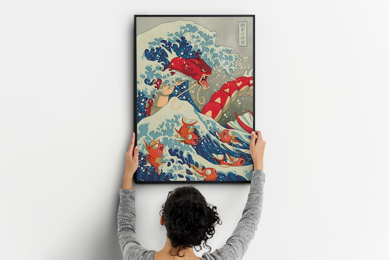 Set of 2 Pokemon Poster Printable PDF, Pokemon Wall Art Print, Pokemon ...