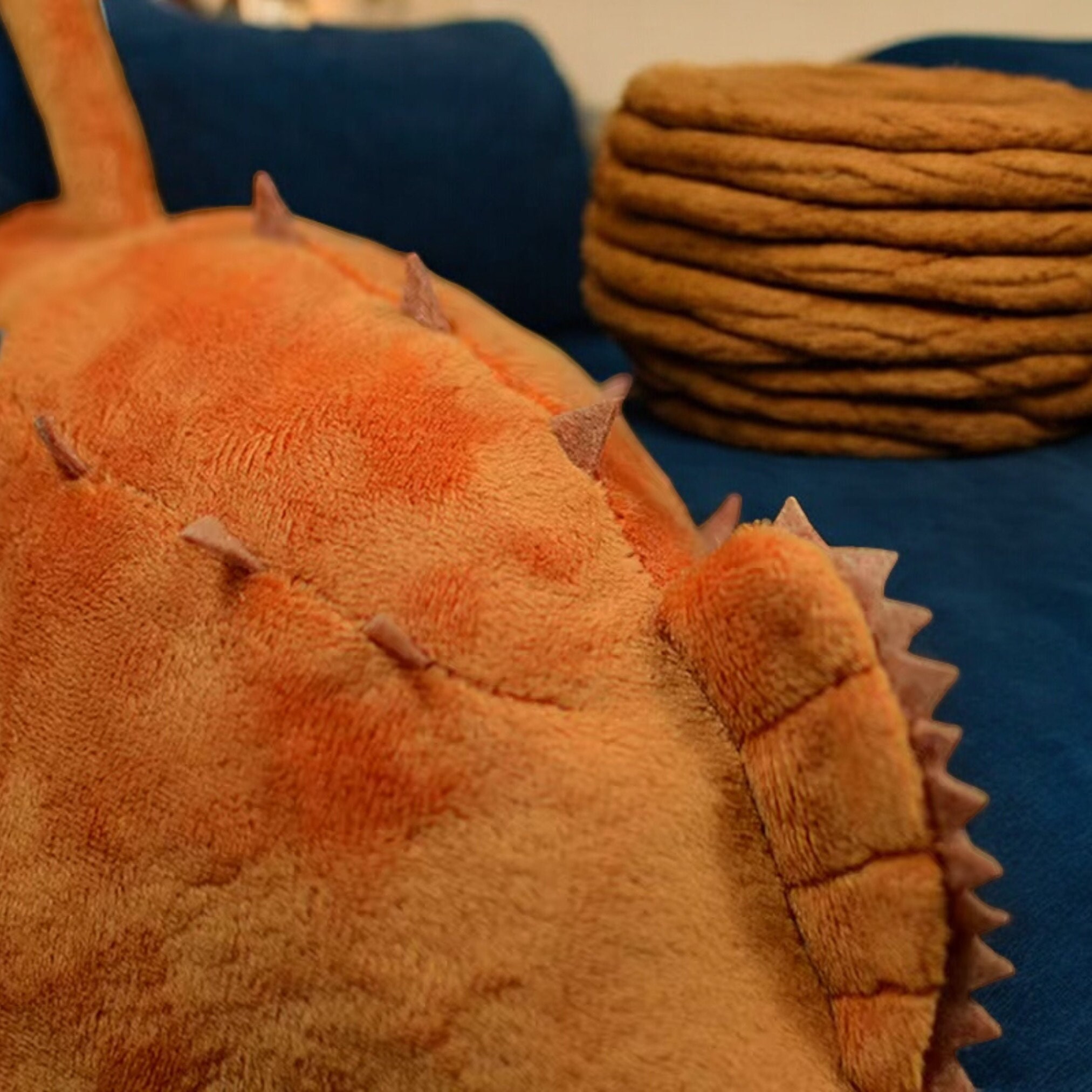 Scary Fish Plushie Cuddle Toy Soft Anglerfish Plush Simulation Monkfish ...