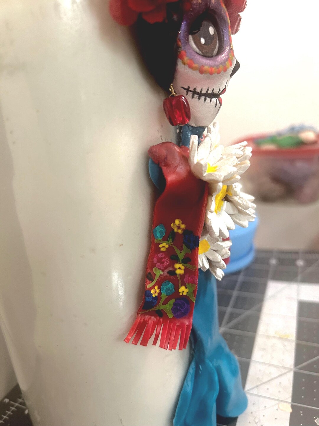 Hand Made Candle “catrina” Design - Etsy