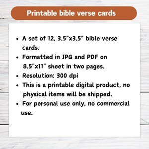Fall Autumn Christian Scripture Card Bible Verse Notecard Printable ...